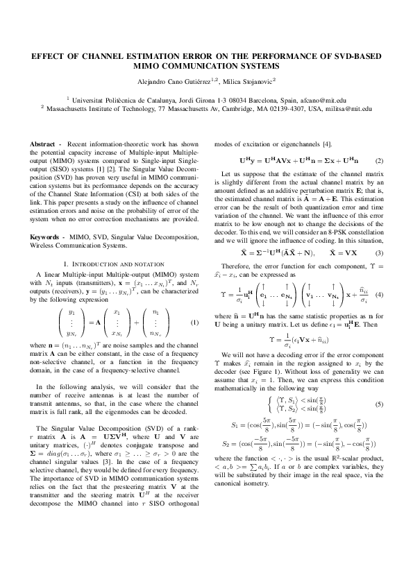 (PDF) Effect of channel estimation error on performance of time reversal-UWB communication ...