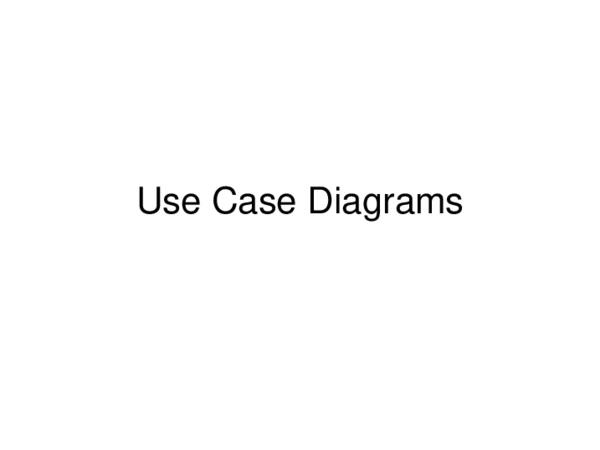 (PDF) Use case diagram
