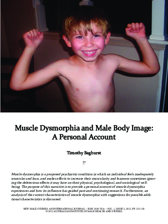 (PDF) Muscle Dysmorphia and Male Body Image: A Personal Account ...