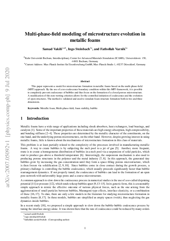 (PDF) Multi-phase-field modeling of microstructure evolution in ...
