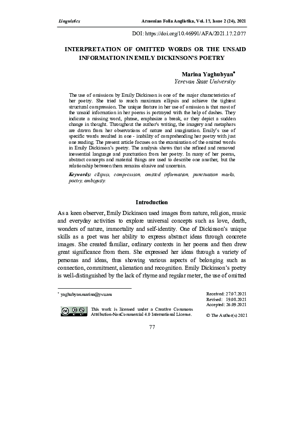 (PDF) Religion in the Poetry of Emily Dickinson and Louisa May Alcott’s ...