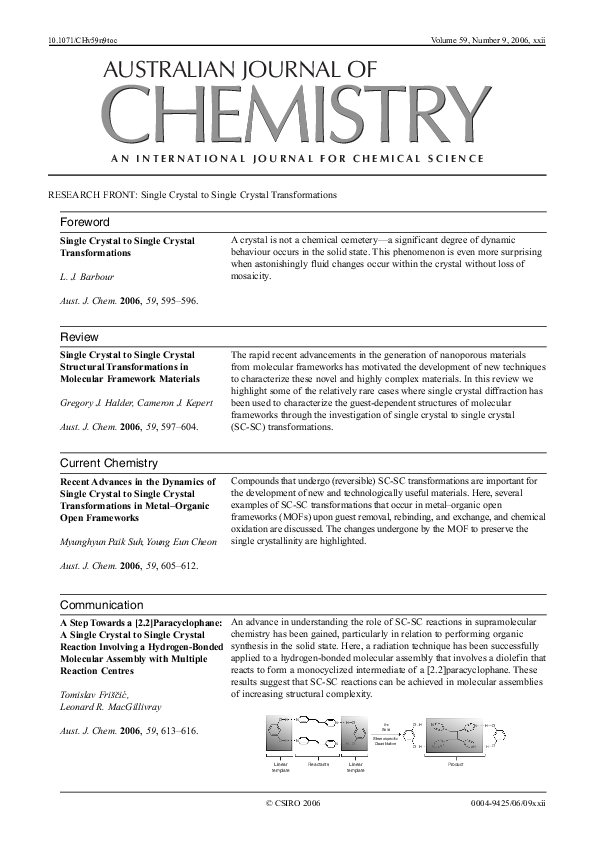 (PDF) Single Crystal to Single Crystal Structural Transformations in ...