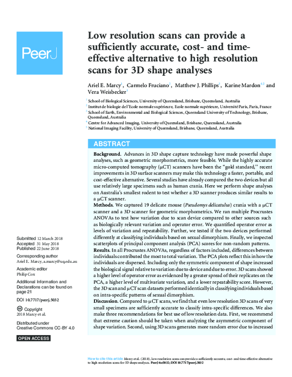 (PDF) Low resolution scans can provide a sufficiently accurate, cost ...
