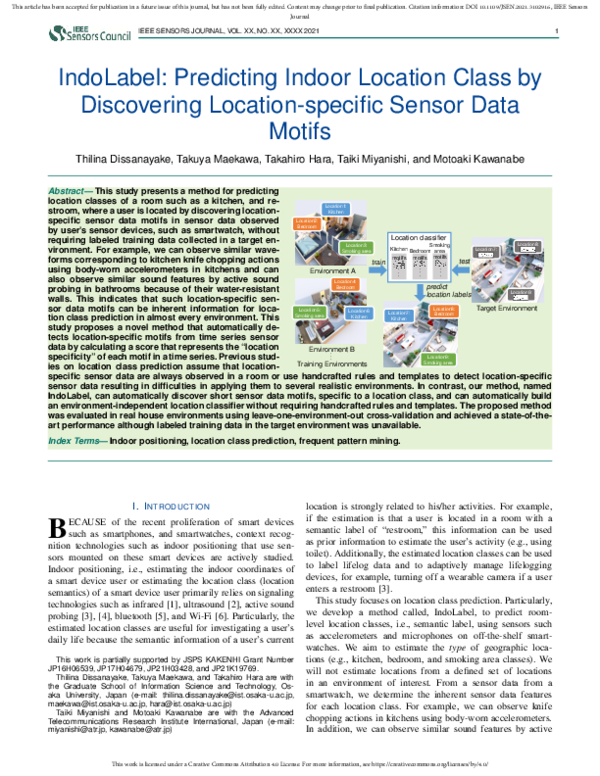 (PDF) IndoLabel: Predicting Indoor Location Class by Discovering ...