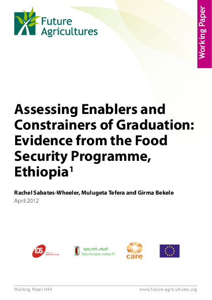 (PDF) Assessing Enablers and Constrainers of Graduation: Evidence from ...