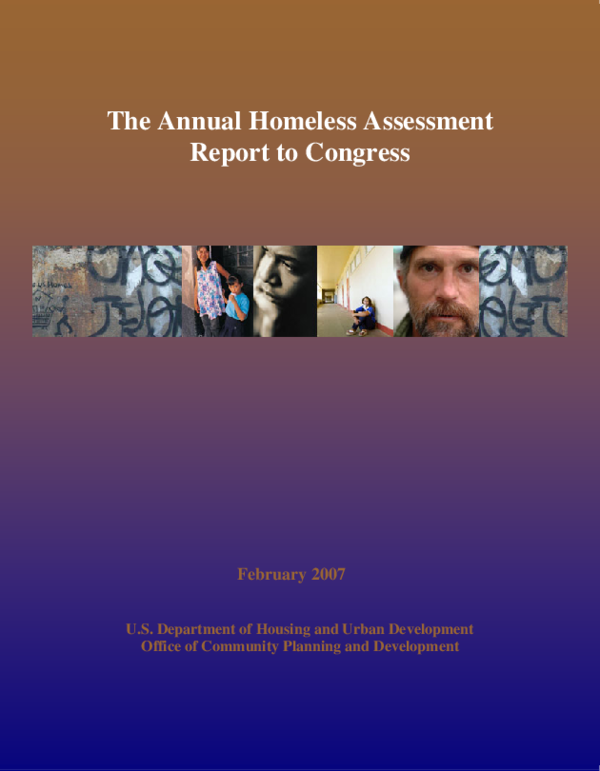 (PDF) The Annual Homeless Assessment Report to Congress