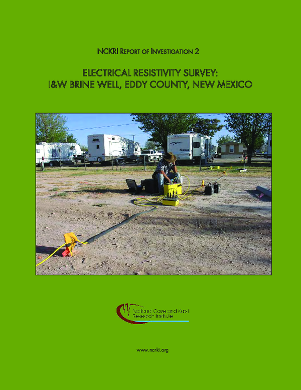 (PDF) Electrical Resistivity Survey: I&W