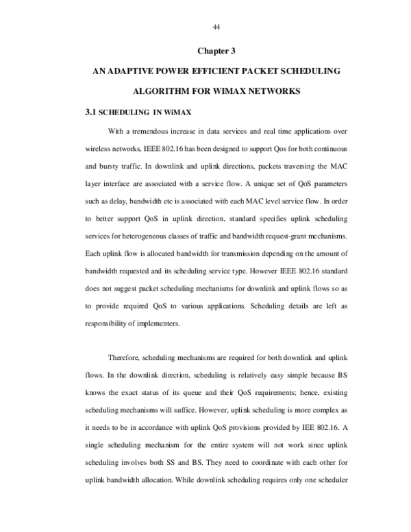 (PDF) An Adaptive Power Efficient Packet Scheduling Algorithm for Wimax Networks