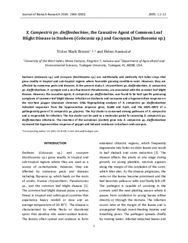 (PDF) Journal of Biotech Research [ISSN: 1944-3285]