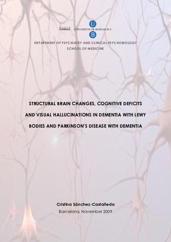 (PDF) Structural brain changes, cognitive deficits and visual ...