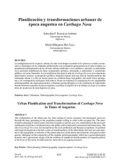 (PDF) Planificación y transformaciones urbanas de época augustea en ...