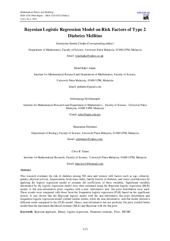 (PDF) Diabetes Mellitus