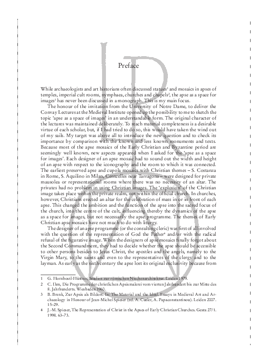 (PDF) The Apse, the Image and the Icon