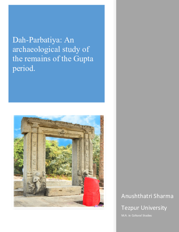 (DOC) Dah-Parbatiya: An Archaeological Study of the Remains of the ...