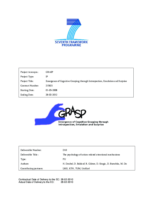 (PDF) Project Acronym: GRASP Project Type: IP Project Title