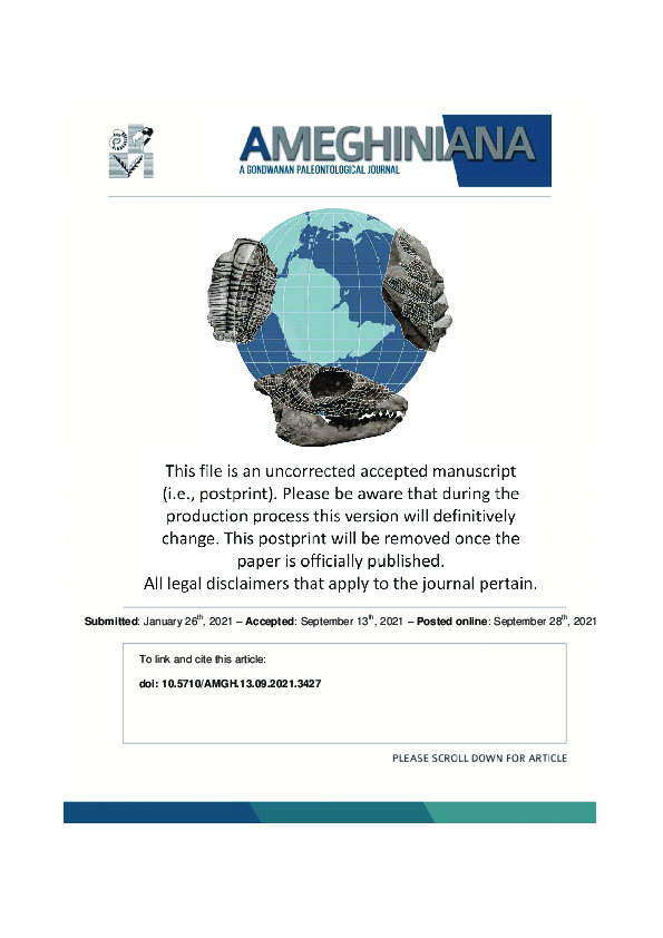 (PDF) The Axial Skeleton of Rinconsaurus Caudamirus (Sauropoda ...