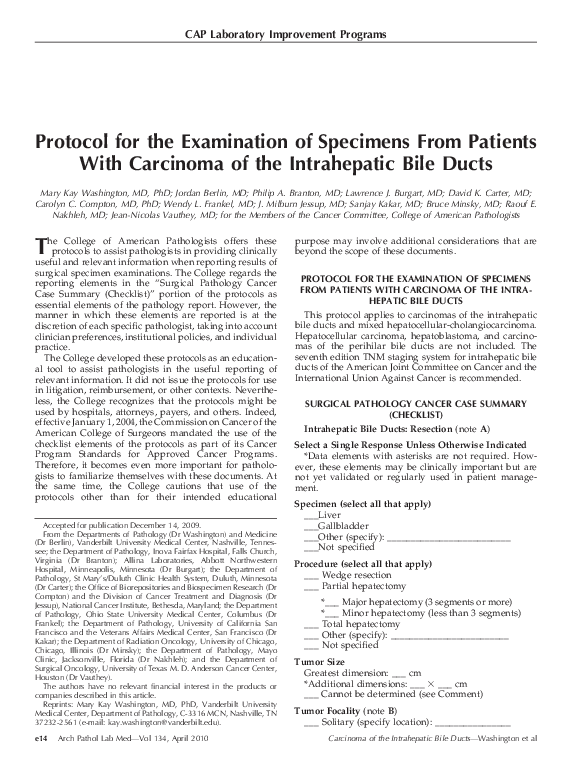 (PDF) Protocol for the Examination of Specimens From Patients With Carcinomas of the Skin ...