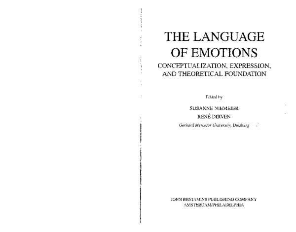 (PDF) Emotion talk(s)