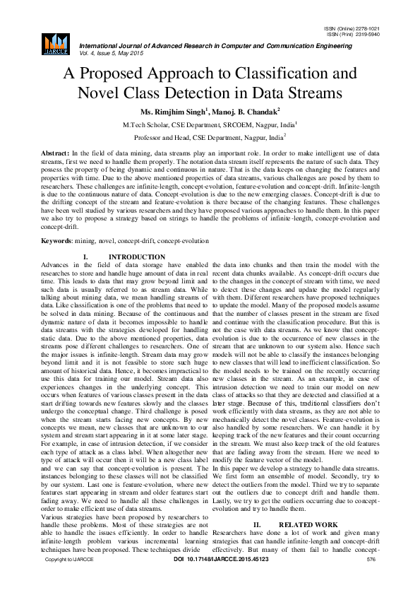 Pdf String Based Strategy For Data Stream Challenges 5369