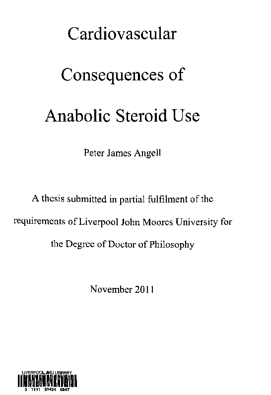 (PDF) Cardiovascular consequences of anabolic steroid use | Peter ...