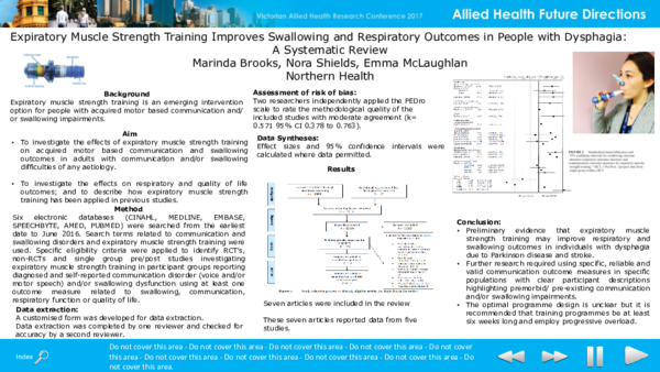 (PDF) Expiratory muscle strength training improves swallowing and ...