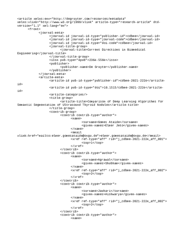 Comparison Of Deep Learning Algorithms For Semantic Segmentation Of Ultrasound Thyroid Nodules