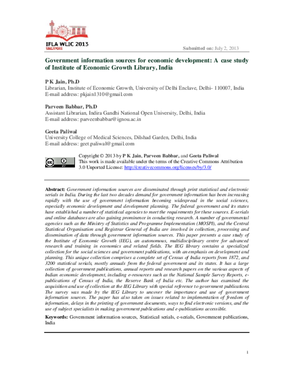 (PDF) Government information sources for economic development: a case ...