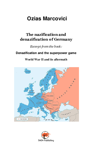 (PDF) Ozias Marcovici The nazification and denazification of Germany ...