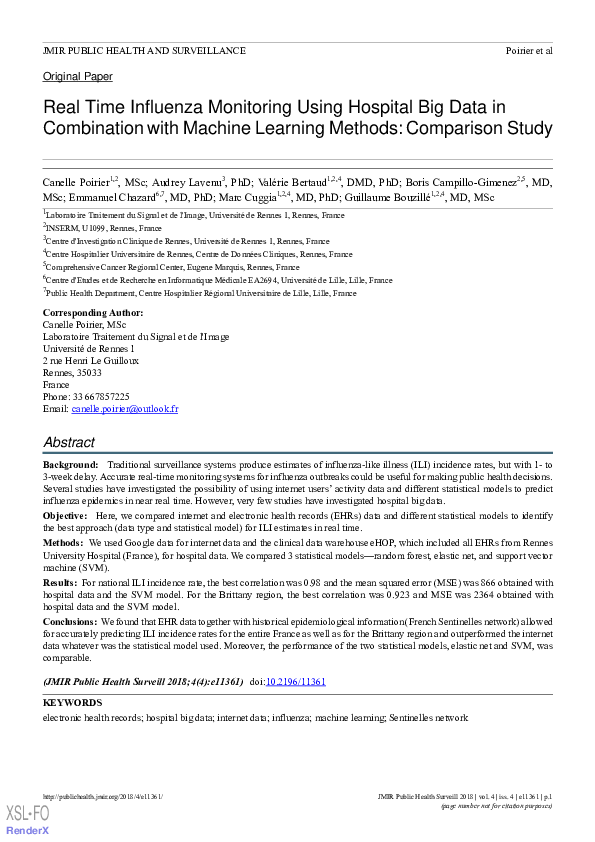 (PDF) Real Time Influenza Monitoring Using Hospital Big Data in ...