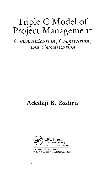 (PDF) Triple C Model of project management: communication, cooperation ...