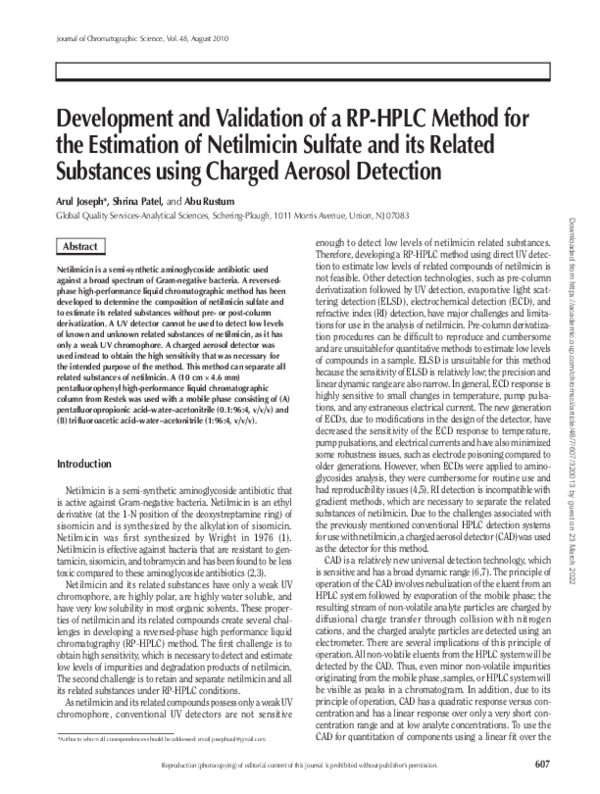 (PDF) Development and Validation of RP HPLC Method for the Estimation of Cefetamet in Bulk and ...
