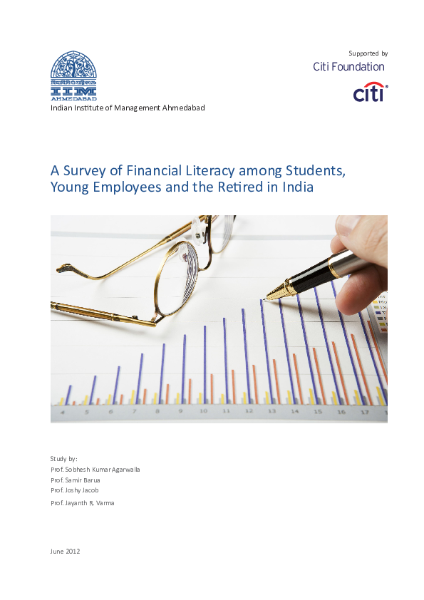 (PDF) A Survey of Financial Literacy among Students, Young Employees ...
