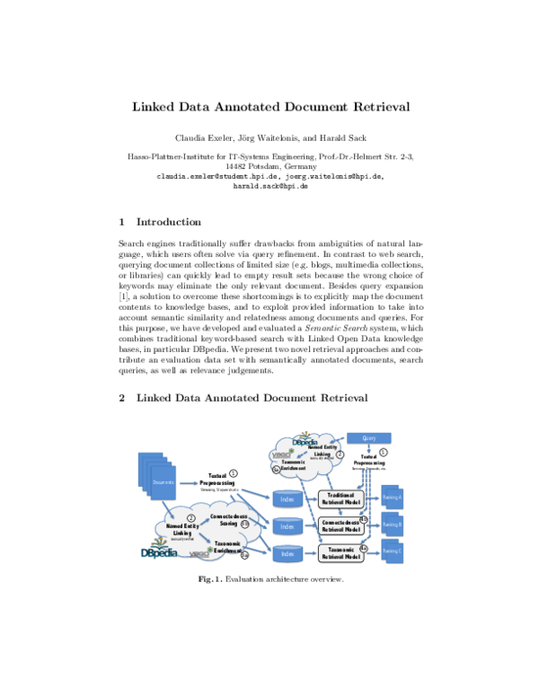 (PDF) Linked Data Annotated Document Retrieval