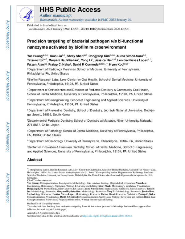 (PDF) Precision targeting of bacterial pathogen via bi-functional ...