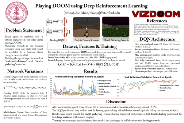 (PDF) Playing DOOM using Deep Reinforcement Learning