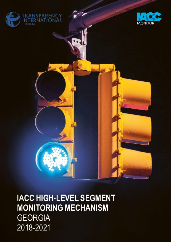 (PDF) Transparency International - IACC Monitor Report Georgia 2018-2021