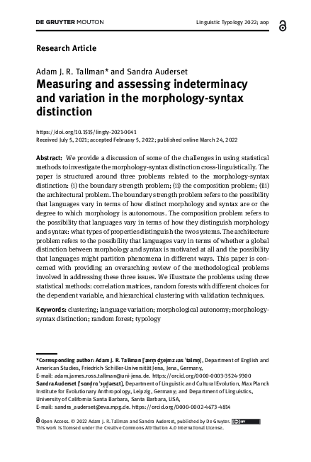 (PDF) Measuring and assessing indeterminacy and variation in the ...