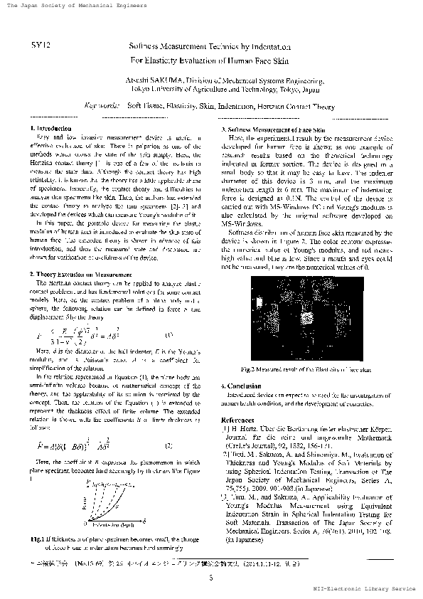(PDF) SY12 Softness Measurement Technics by Indentation For Elasticity ...