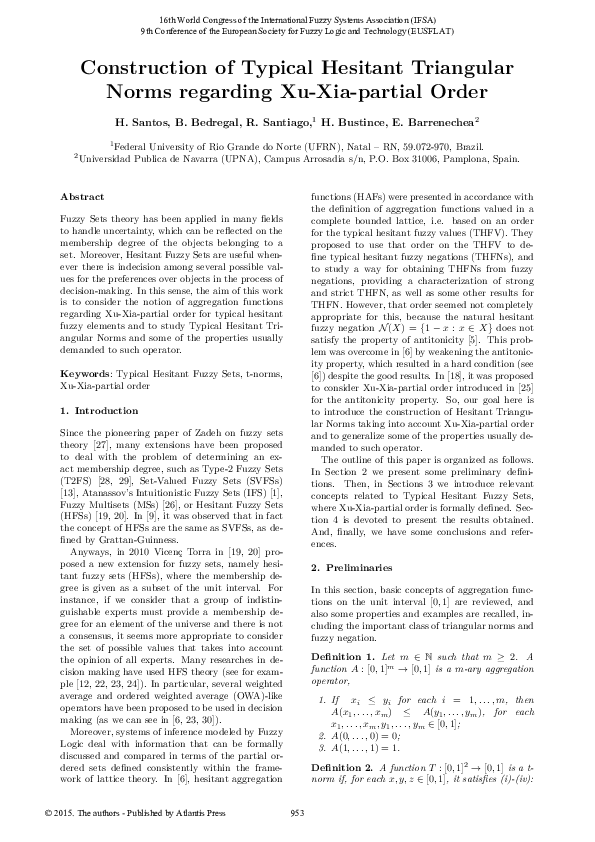(PDF) Construction of Typical Hesitant Triangular Norms regarding Xu ...