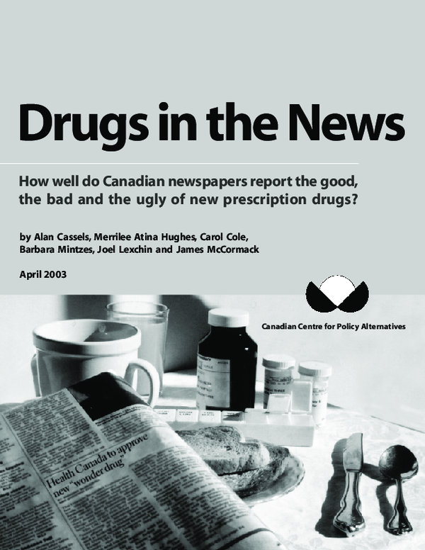 (PDF) Drugs in the News How well do Canadian newspapers report the good ...