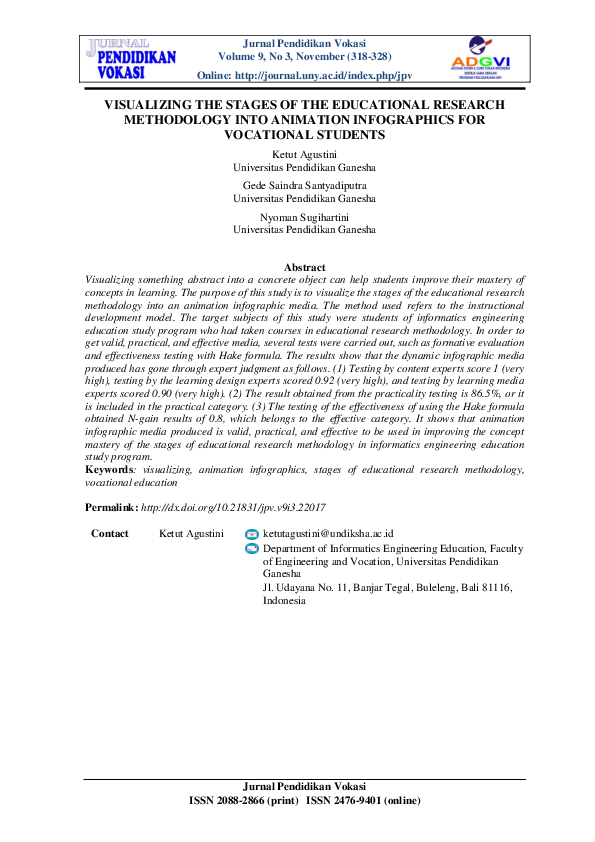 (PDF) Visualizing the stages of the educational research methodology ...