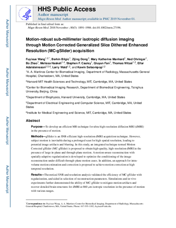 (PDF) A comparison of readout segmented EPI and interleaved EPI in high-resolution diffusion ...