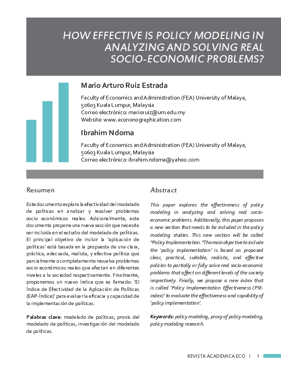 (PDF) How Effective is the Policy Modeling in Analyzing and Solving ...