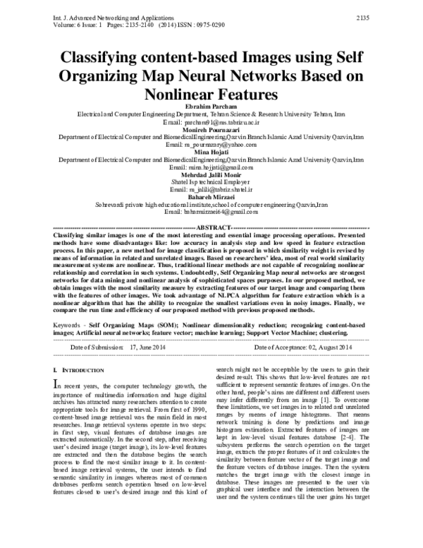 (PDF) Classifying content-based Images using Self Organizing Map Neural ...
