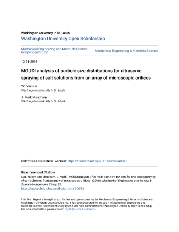 (PDF) MOUDI analysis of particle size distributions for ultrasonic ...