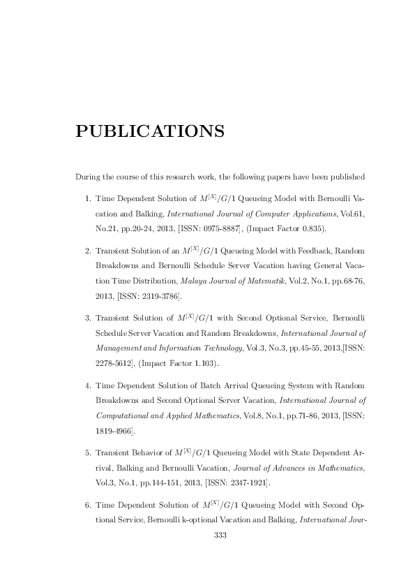 (PDF) Time Dependent Solution of Batch Arrival Queueing Systemwith Random Breakdowns and Second ...