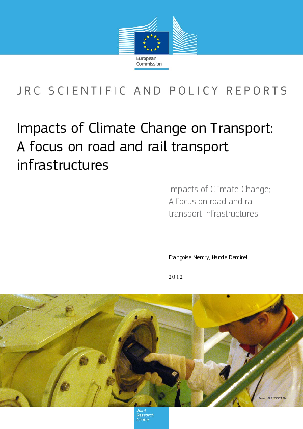 (PDF) Impacts of climate change on transport a focus on road and rail ...
