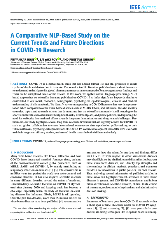 (PDF) A Comparative NLP-Based Study on the Current Trends and Future ...