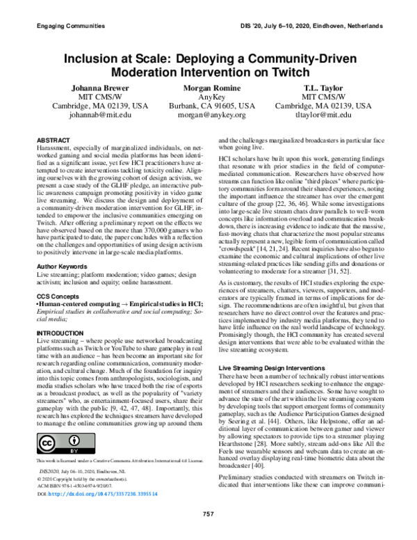 (PDF) Inclusion at Scale