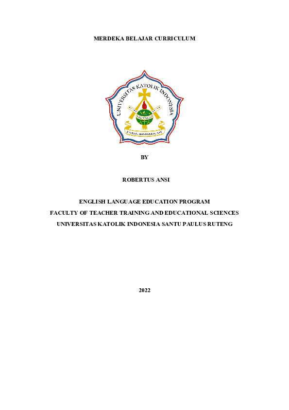 (DOC) MERDEKA BELAJAR CURRICULUM